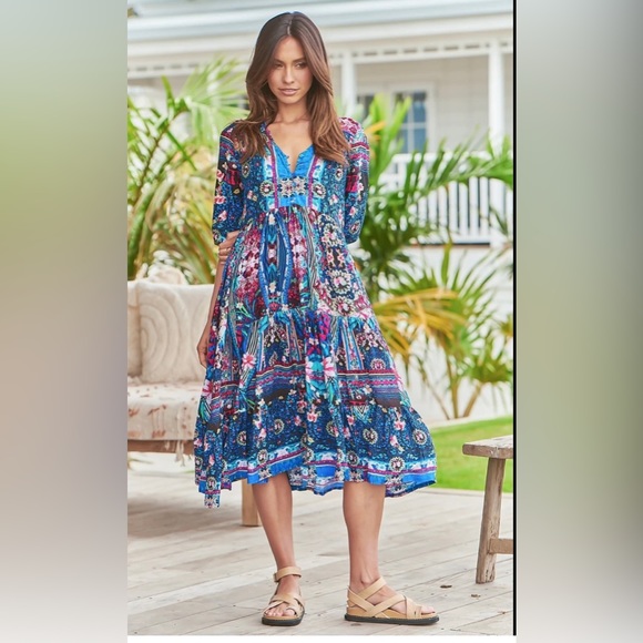 Jaase | Dresses | Jaase Rocco Eve Midi Dress | Poshmark